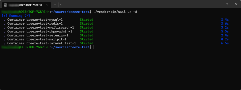 LaravelでphpMyAdminの設定と、Breezeで認証をできるようにまでしてみる – Wataame Frog